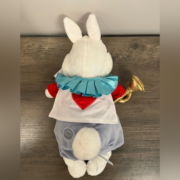 Disney | Toys | The Disney Store White Rabbit Plush Wtrumpet Queen Of ...